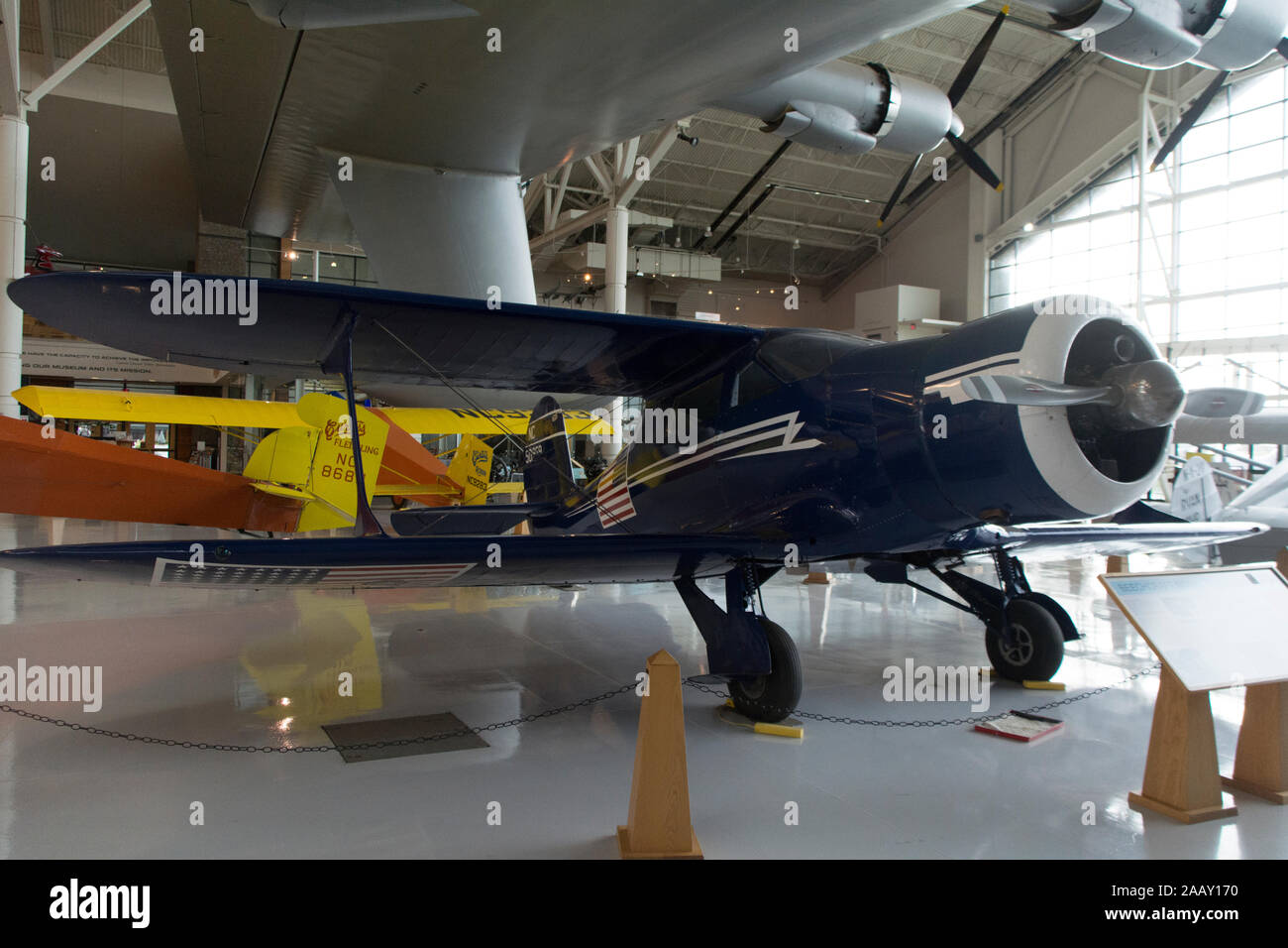 Beechcraft D-17A Traveler at the Evergreen Aviation and Space Museum in ...