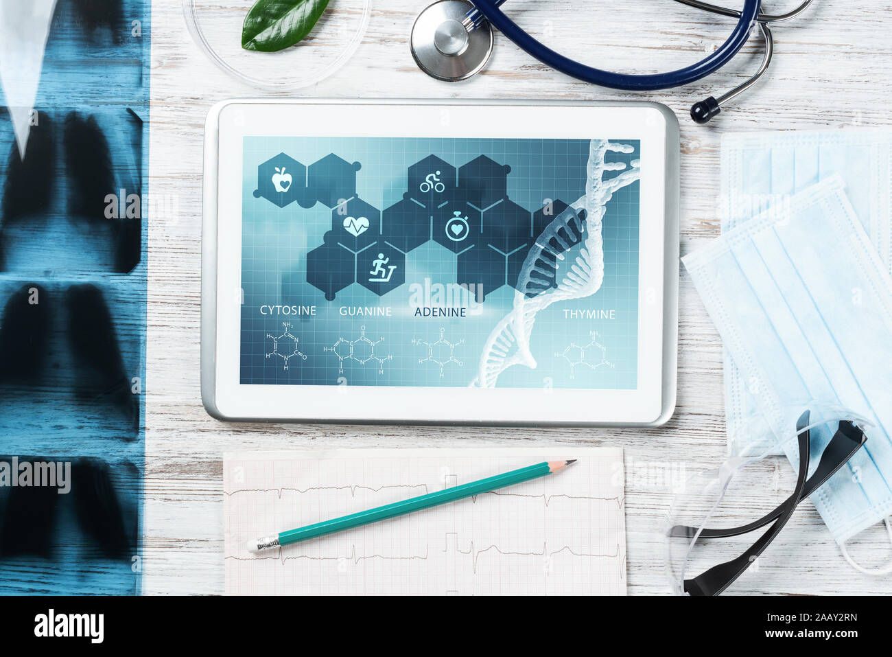 Human genetic research in medical laboratory Stock Photo - Alamy