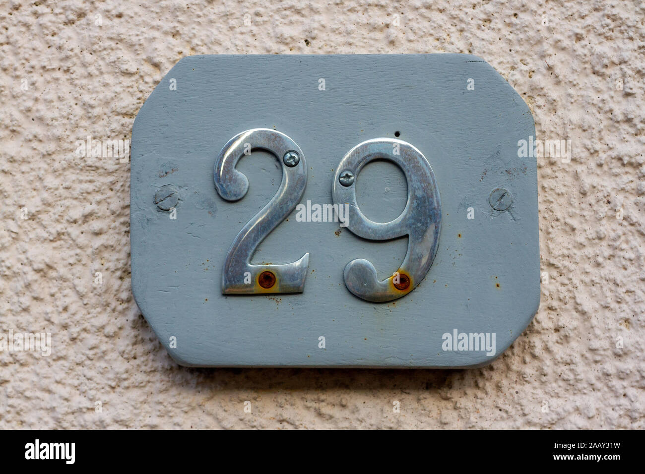 House number 29 Stock Photo - Alamy