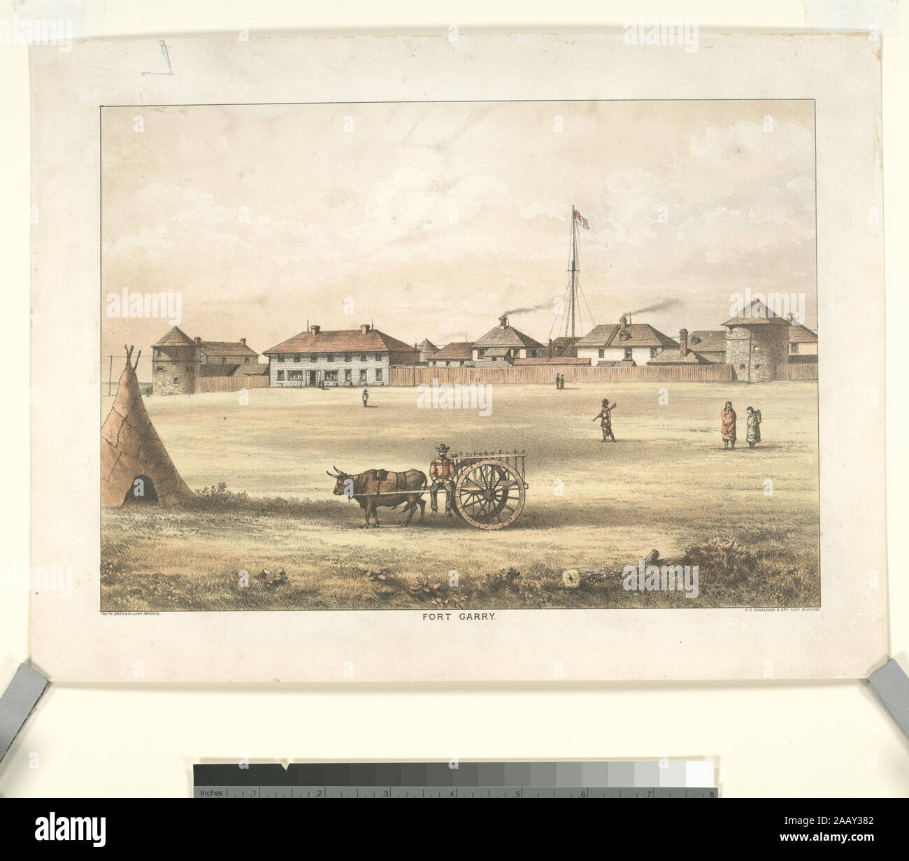 Fort Garry Stokes Foreign Views, C.1860-70-H-28 Artist is possibly ...
