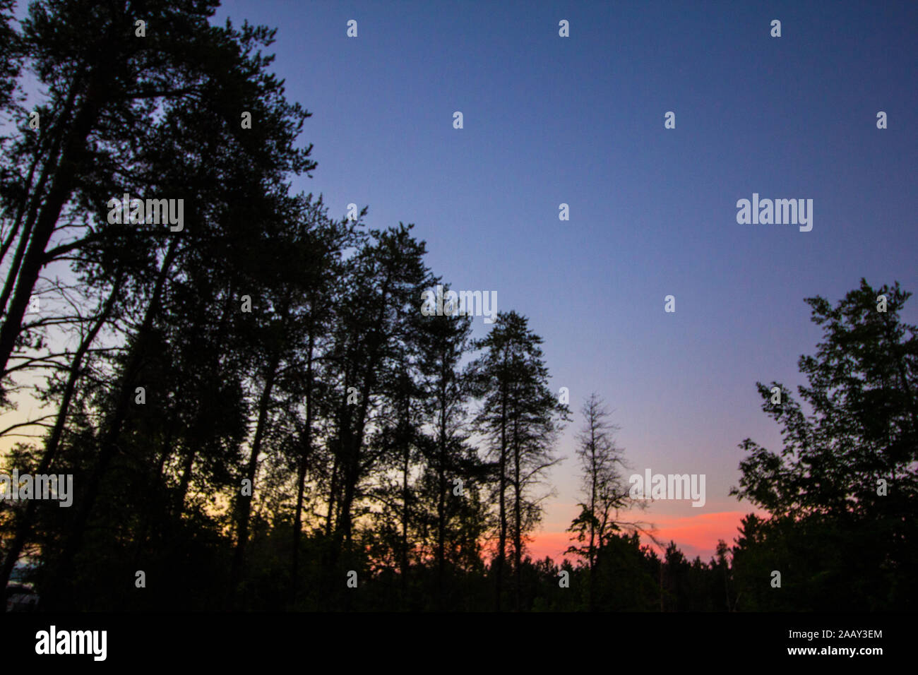 Sunset Sky, Elk Rapids, Michigan Stock Photo - Alamy