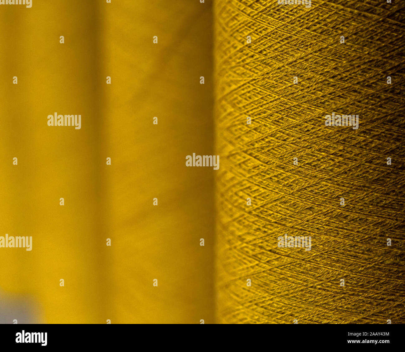 yarn of wool roll used for weaving sweater in an handloom industry ...