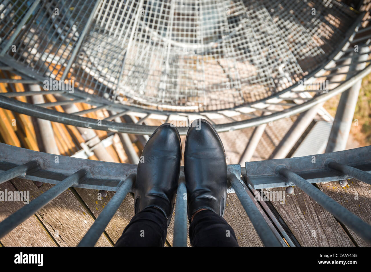 Shoes from above hi-res stock photography and images - Alamy