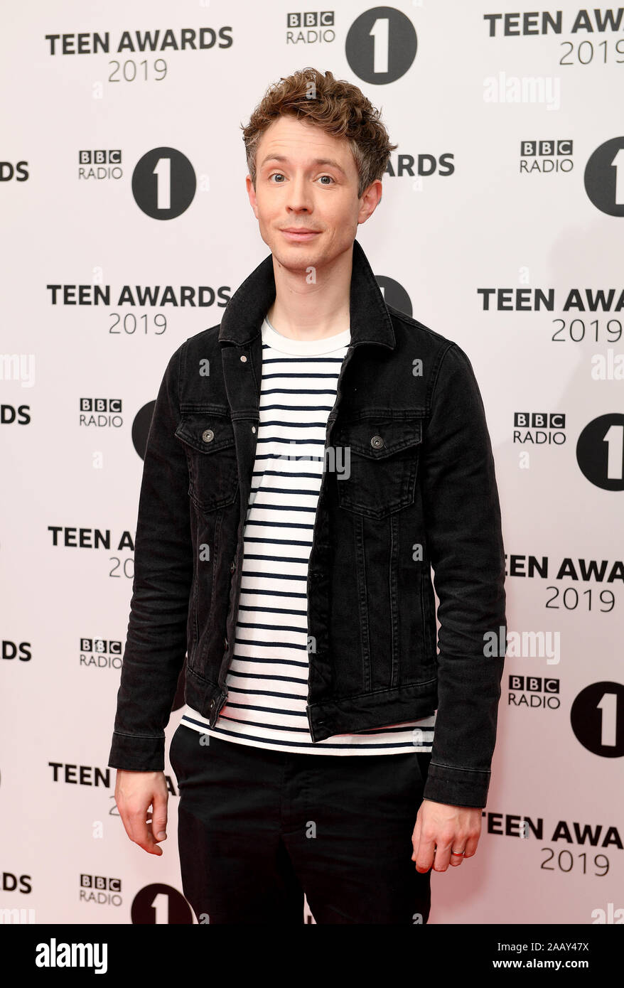 Matt Edmondson attending the BBC Radio 1 Teen Awards 2019 held at ...