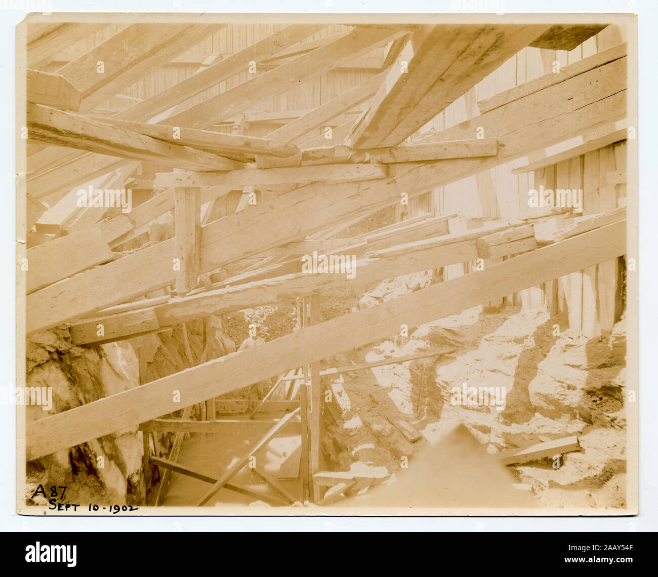 Foundation work Foundation work.; Foundation work Stock Photo - Alamy