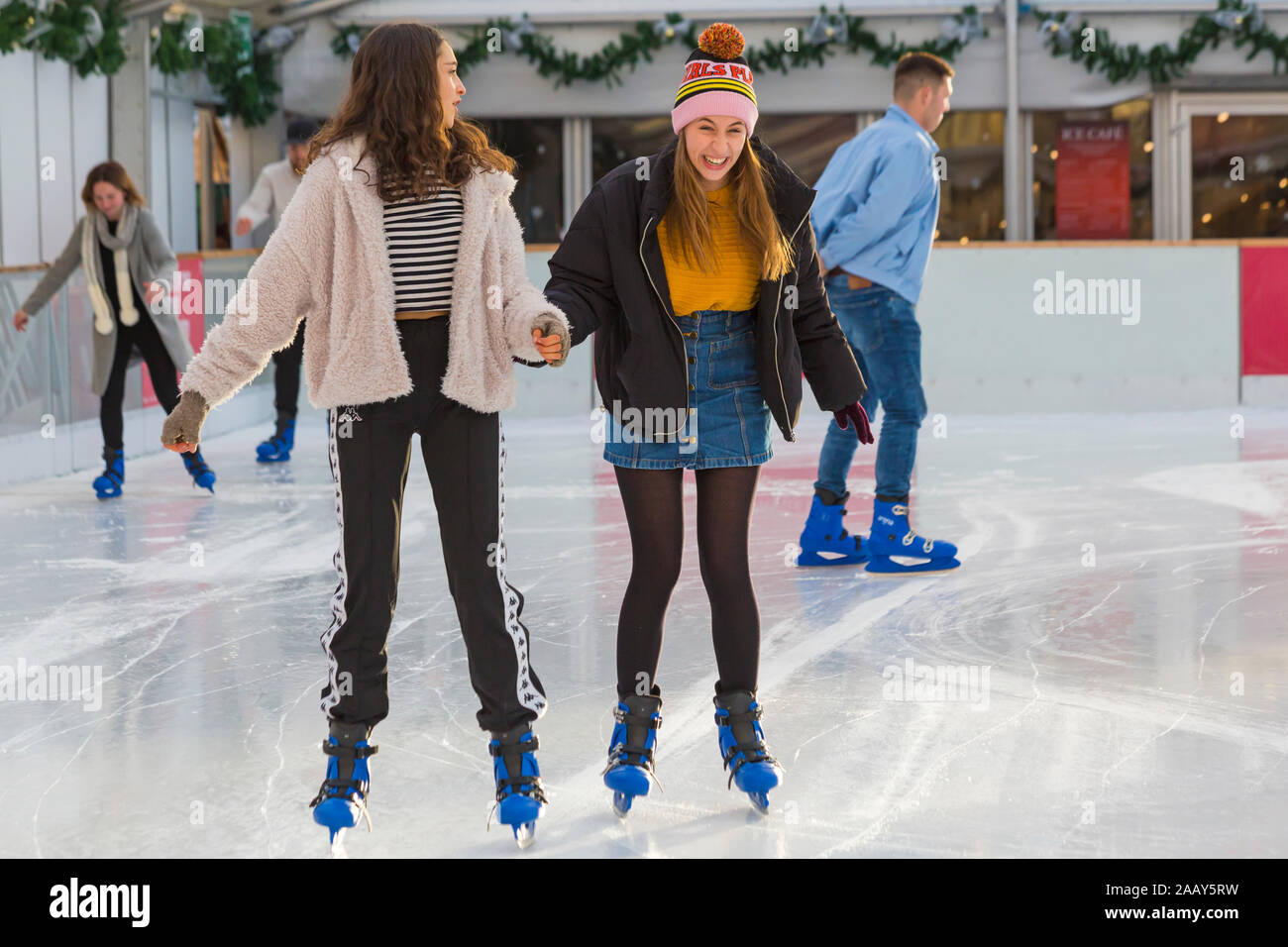 Mini skirt boots hi-res stock photography and images - Alamy