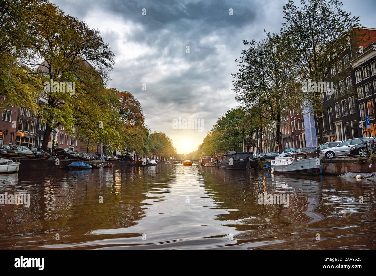 Amsterdam River Amstel Stock Photo - Alamy