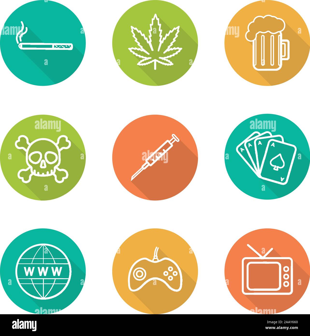 Bad tv habits Stock Vector Images - Alamy