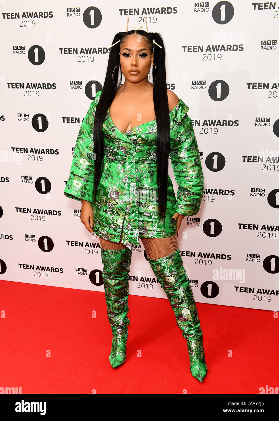 Stefflon Don attending the BBC Radio 1 Teen Awards 2019 held at ...