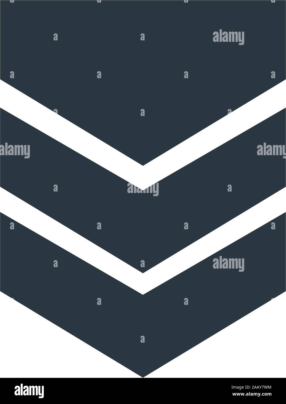 Badge military icon, army chevron. Stock Vector illustration isolated ...