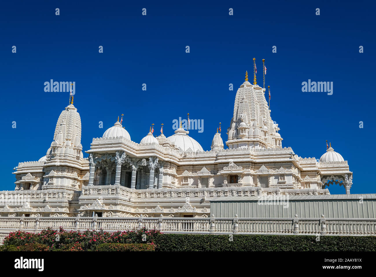 Top of Hindu Mandir Stock Photo - Alamy