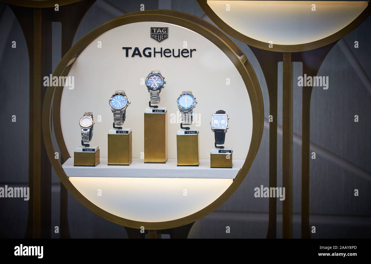 Watches of Switzerland window display in their Regent Street branch in ...