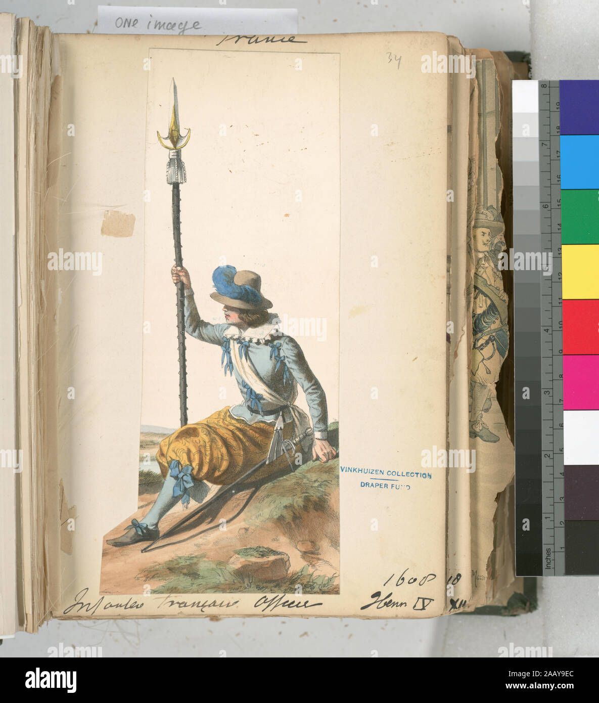 Soldier of France 1575-1650 Henry III, Henry IV, Louis XIII Stock Photo ...