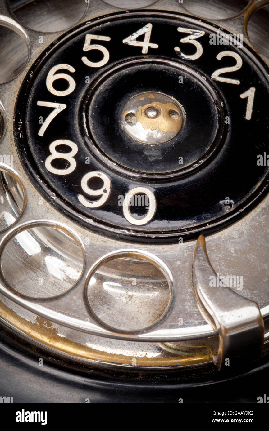 old phone - close up details Stock Photo - Alamy