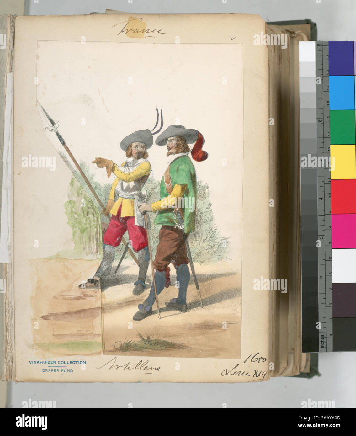 Soldier of France 1650-1678 Louis XIV Stock Photo - Alamy