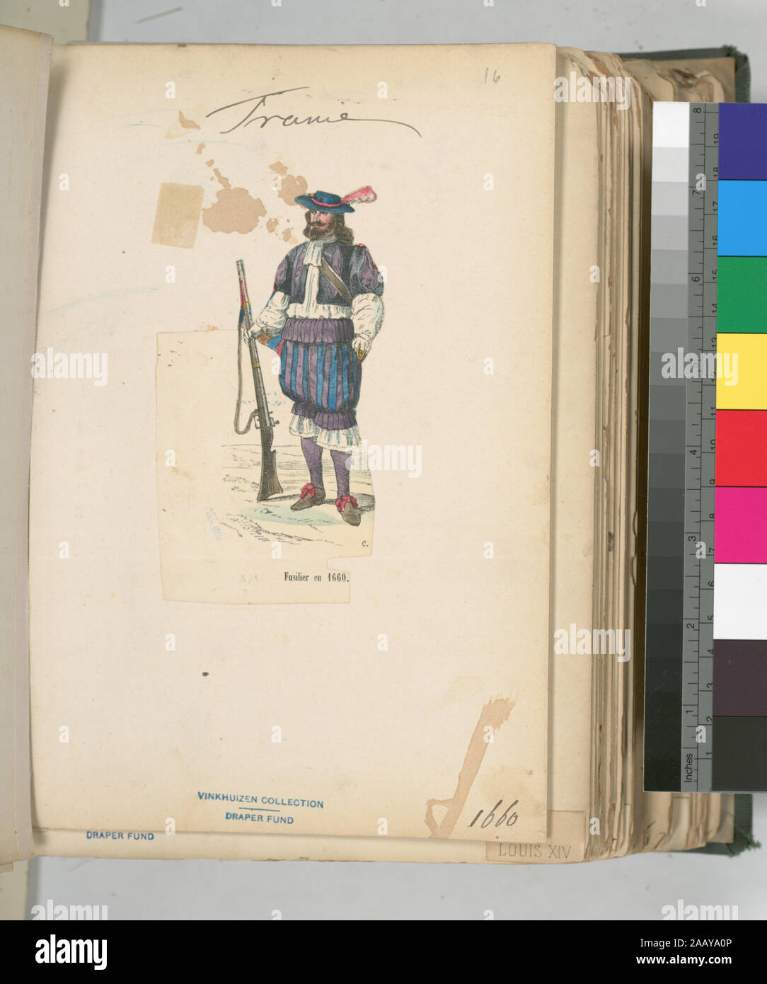 Soldier of France 1650-1678 Louis XIV Stock Photo - Alamy