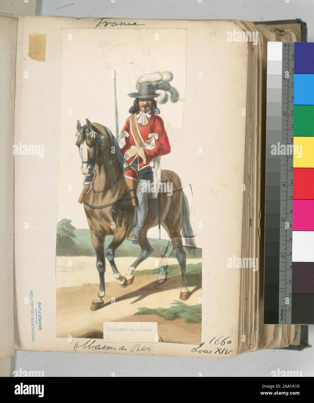 Soldier of France 1650-1678 Louis XIV Stock Photo - Alamy