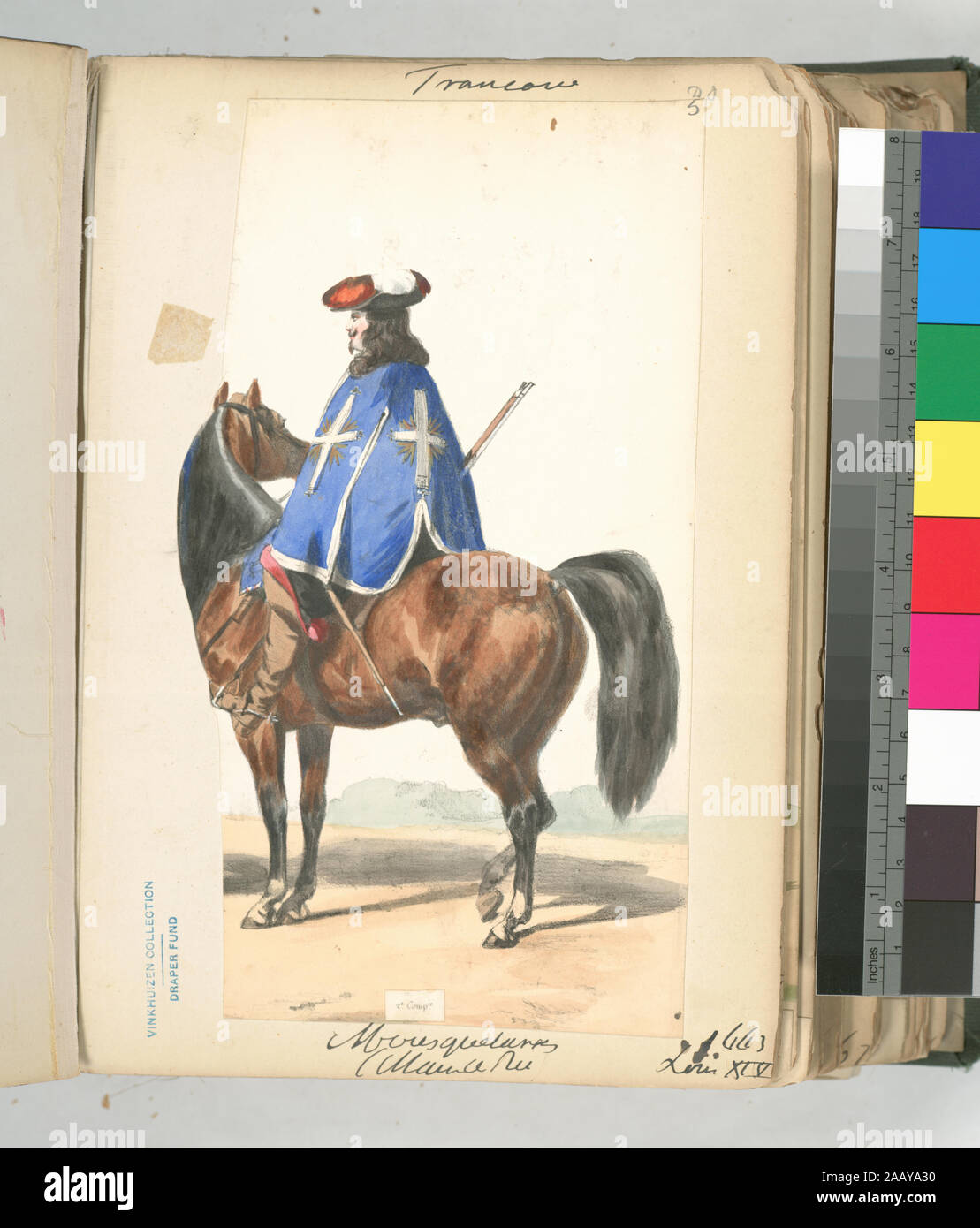 Soldier of France 1650-1678 Louis XIV Stock Photo - Alamy