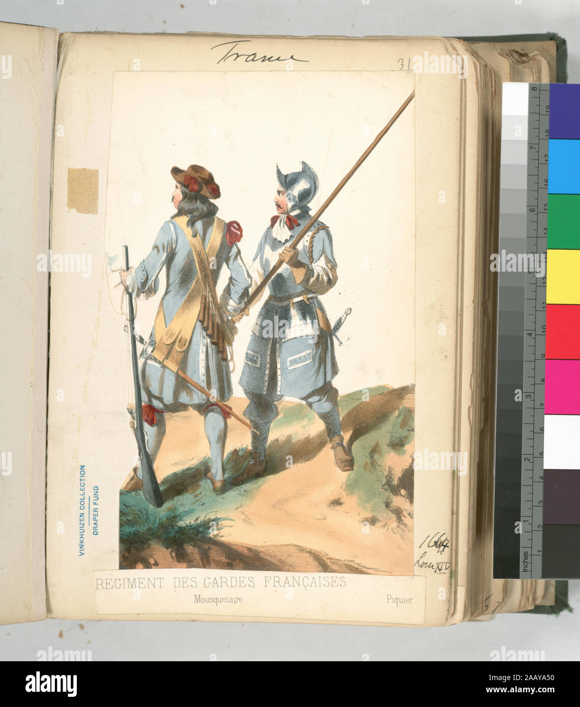 Soldier of France 1650-1678 Louis XIV Stock Photo - Alamy