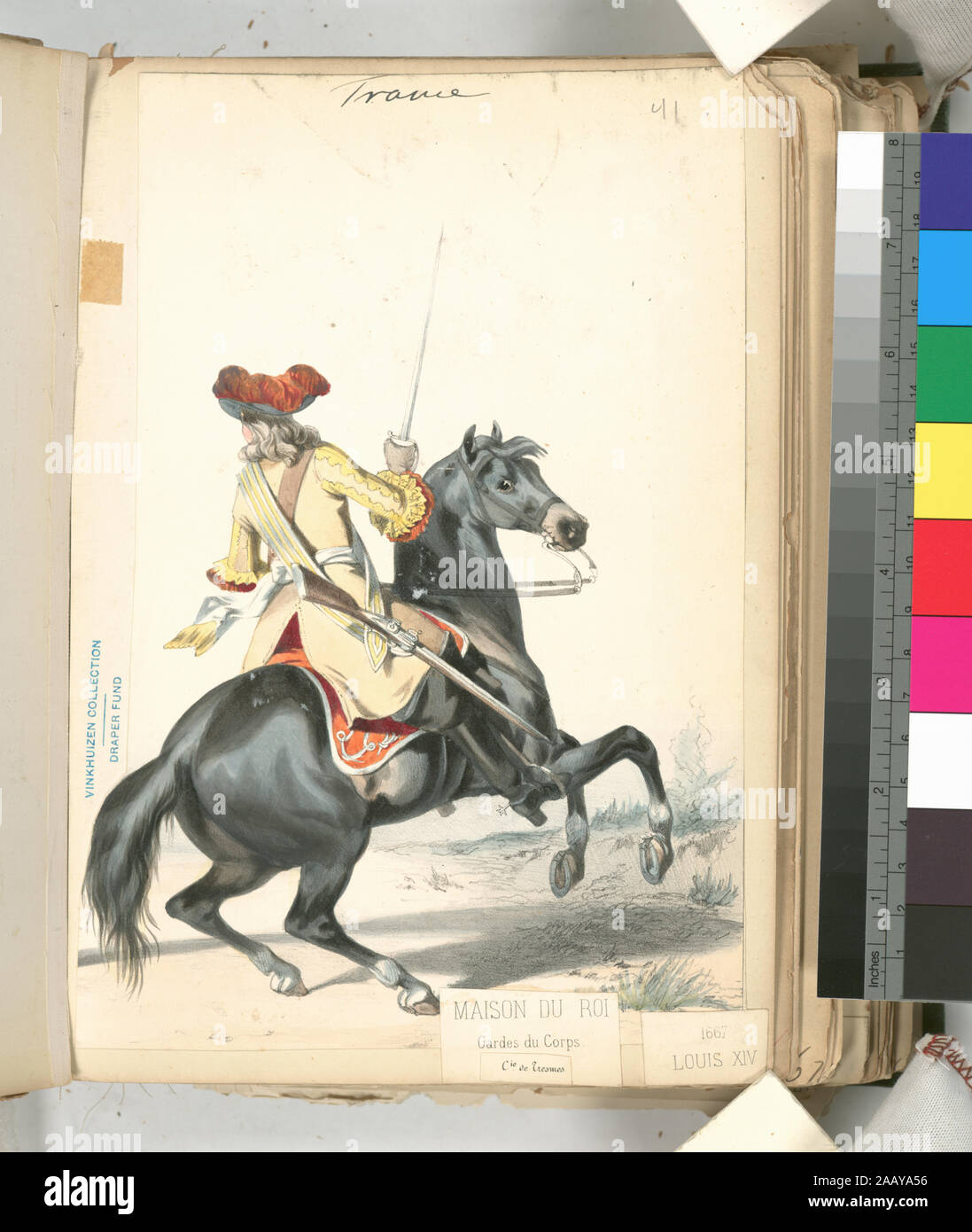 Soldier of France 1650-1678 Louis XIV Stock Photo - Alamy