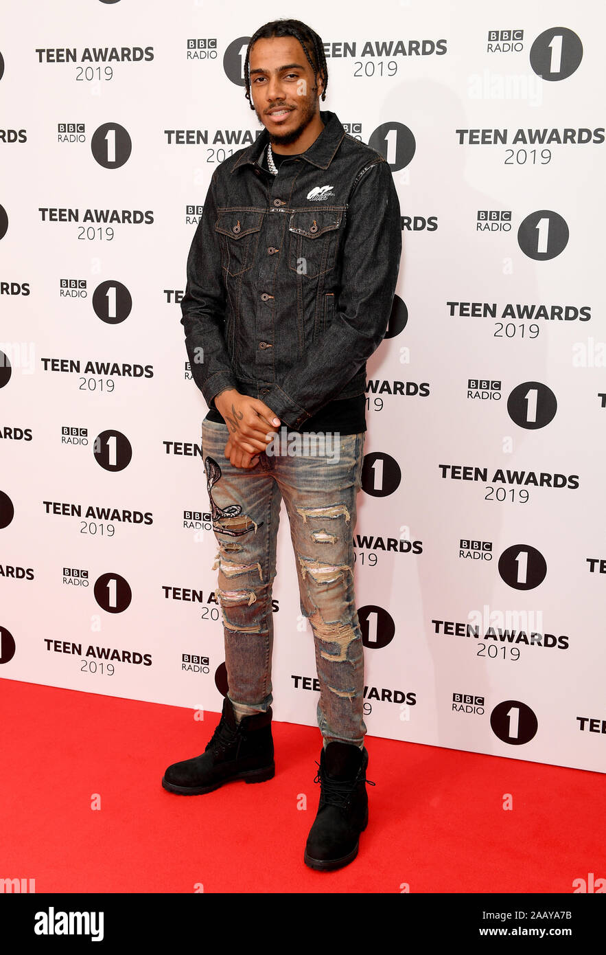 AJ Tracey attending the BBC Radio 1 Teen Awards 2019 held at Television ...