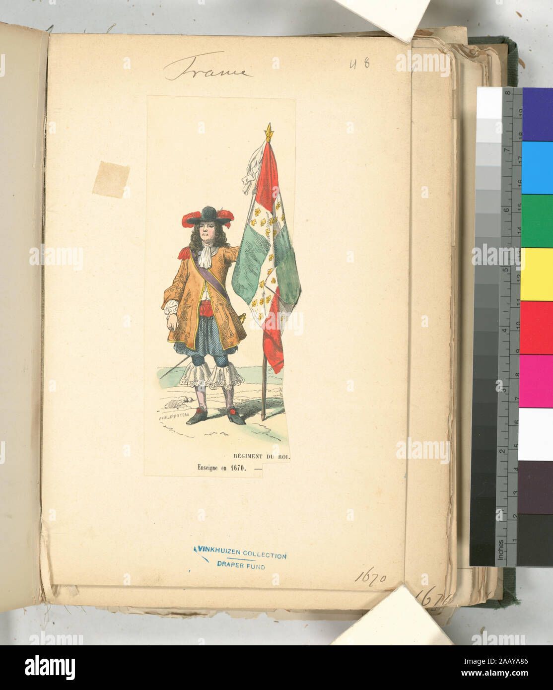 Soldier of France 1650-1678 Louis XIV Stock Photo - Alamy