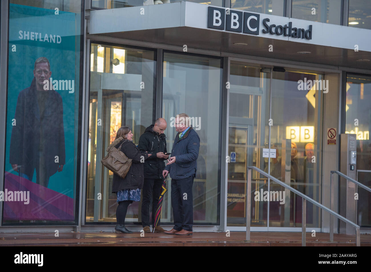 Glasgow, UK. 24th Nov, 2019. Pictured: Jackson Carlaw MSP - Interim ...