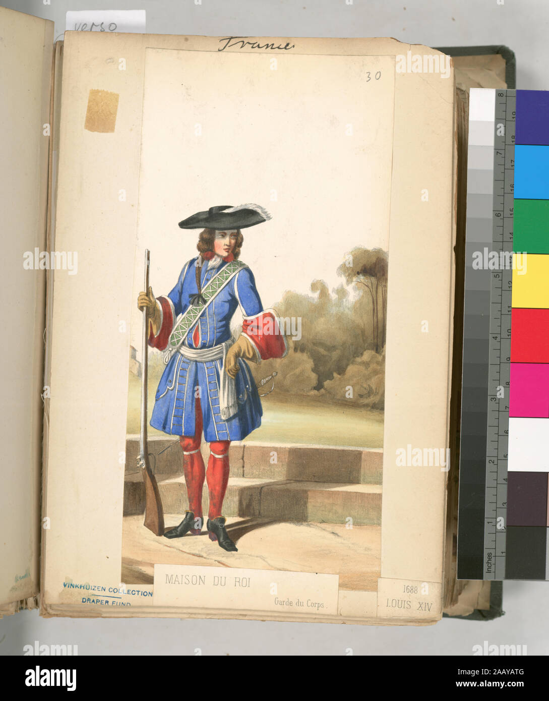 Soldier of France 1680-1700 Louis XIV Stock Photo - Alamy
