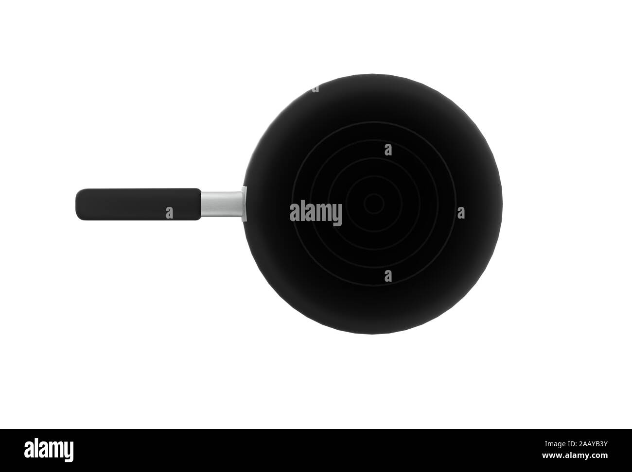 Pan isolated on White 3D Rendering Stock Photo - Alamy