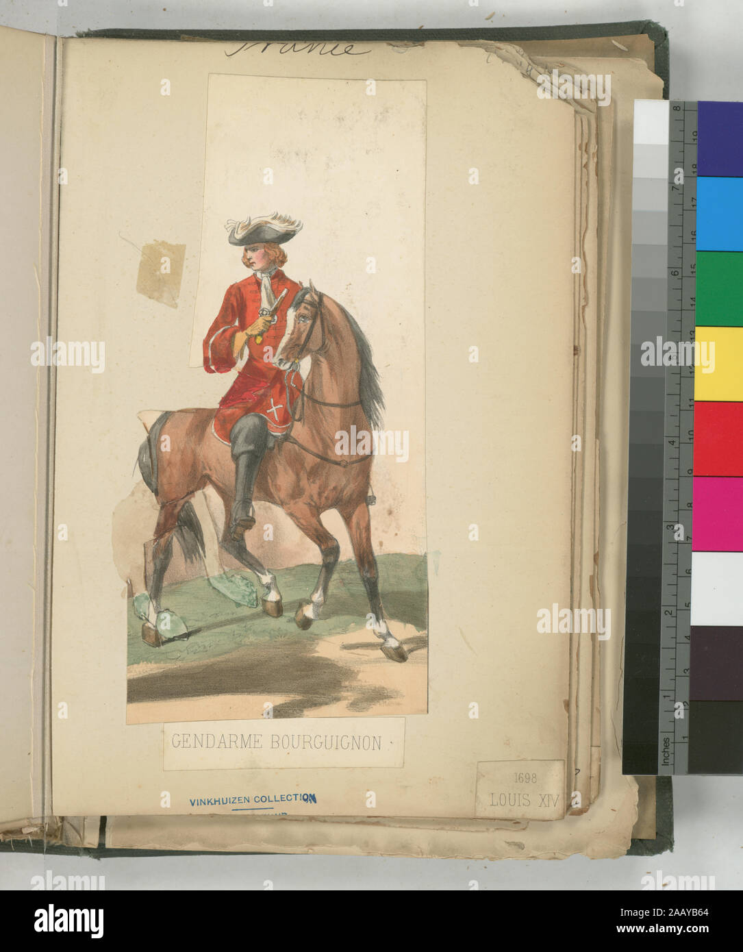 Soldier of France 1680-1700 Louis XIV Stock Photo - Alamy