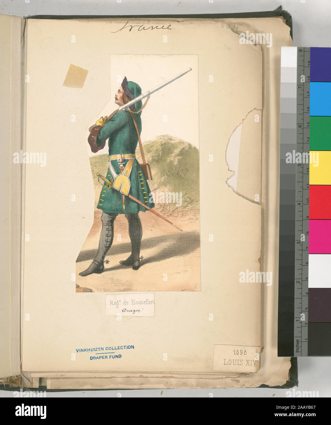 Soldier of France 1680-1700 Louis XIV Stock Photo - Alamy