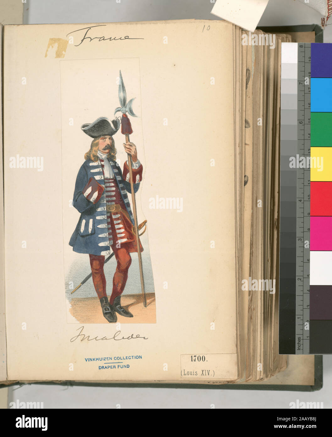 Soldier of France 1700-1720 Louis XIV Stock Photo - Alamy