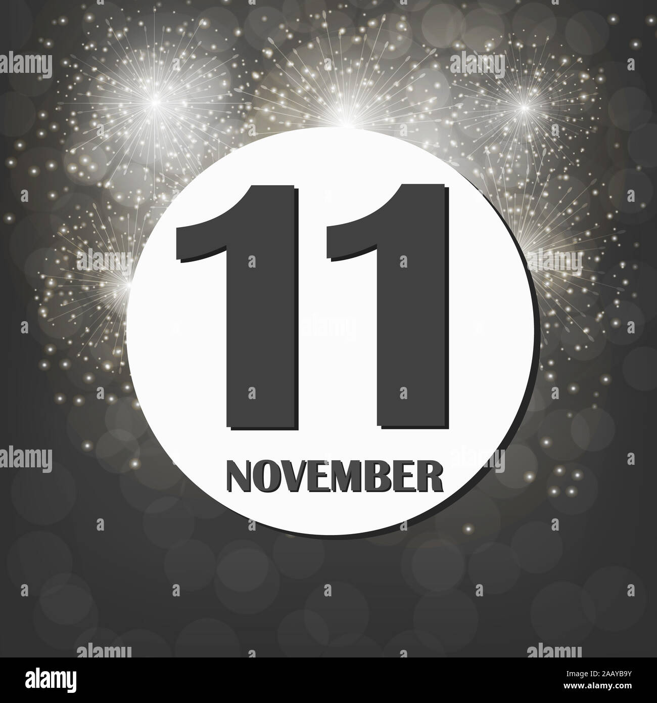 November 11 icon. For planning important day. Banner for holidays and ...
