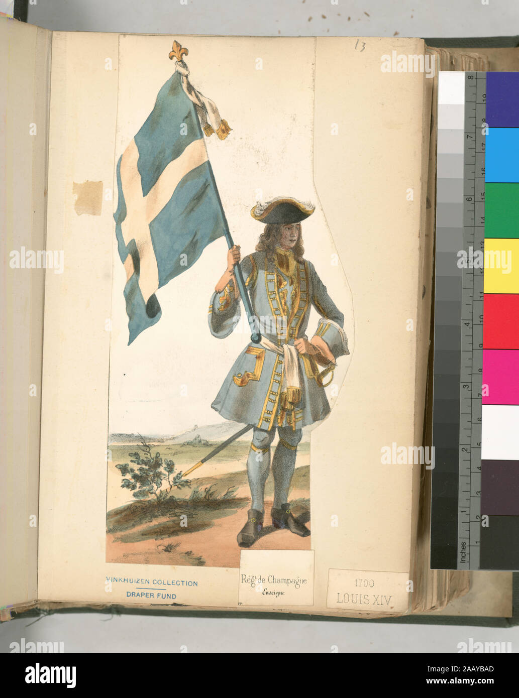 Soldier of France 1700-1720 Louis XIV Stock Photo - Alamy