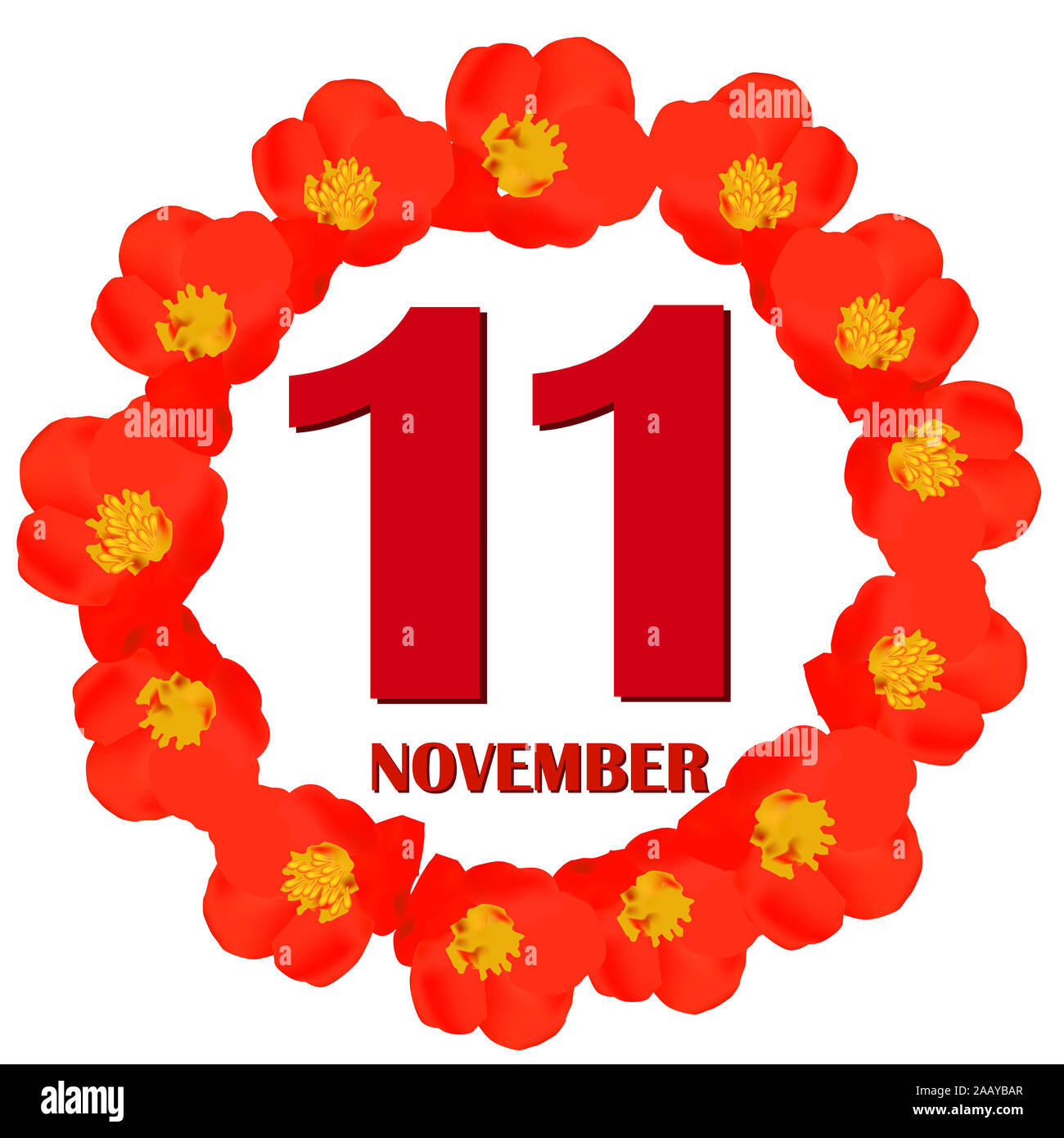 November 11 icon. For planning important day. Banner for holidays and ...