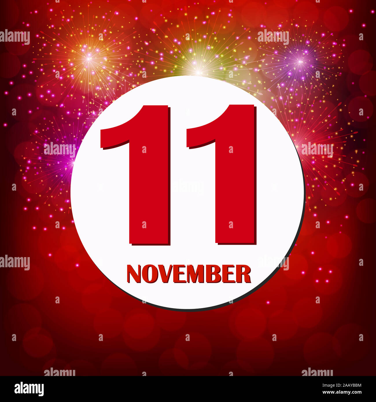 November 11 icon. For planning important day. Banner for holidays and ...