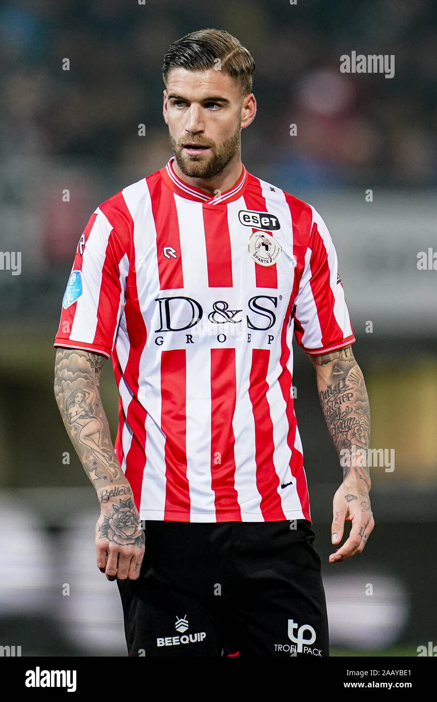 Rotterdam, Netherlands. 24th Nov, 2019. ROTTERDAM - Sparta - Vitesse ...