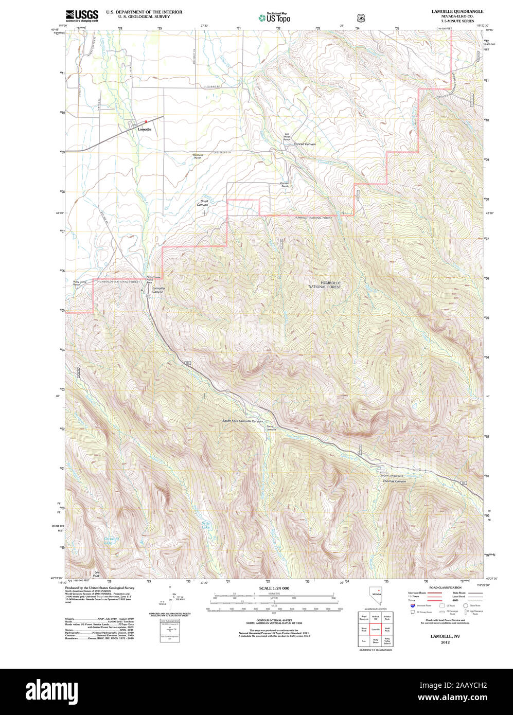 Lamoille map Cut Out Stock Images & Pictures - Alamy