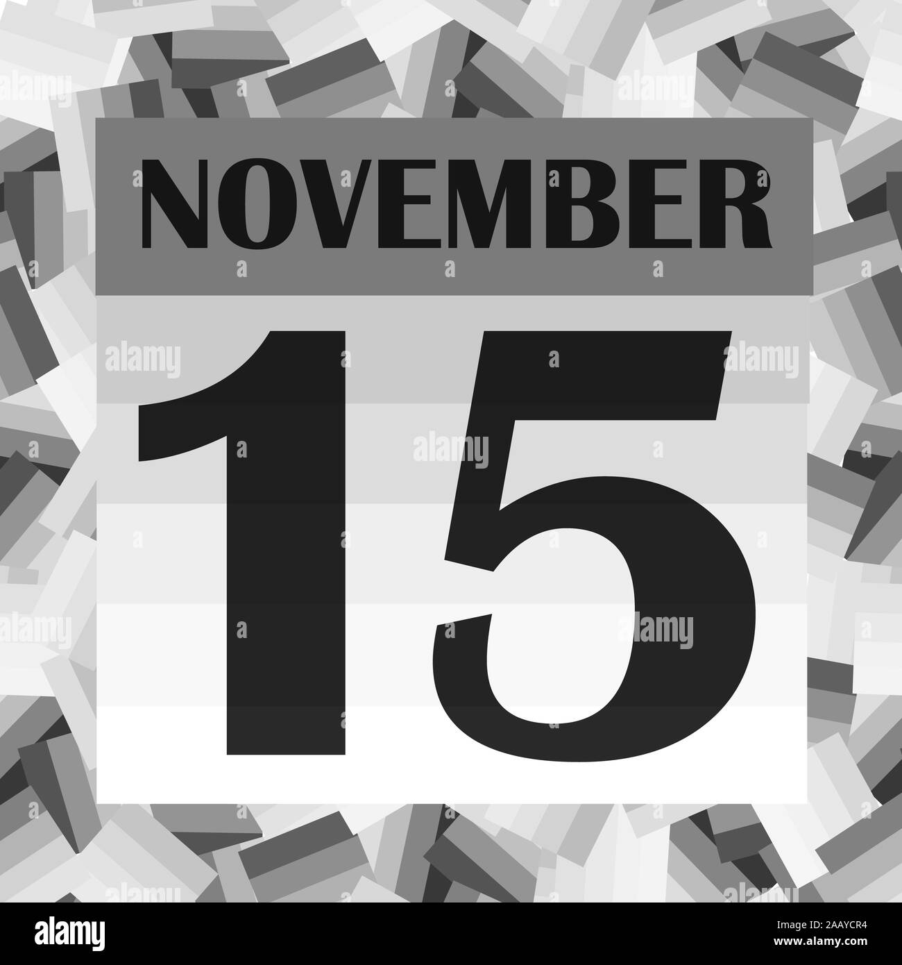 November 15 icon. For planning important day. Banner for holidays and ...