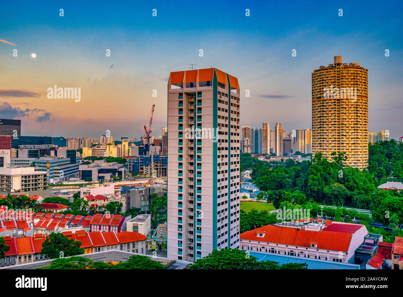 Street Photography in Metropolis Urban City of Singapore Stock Photo ...