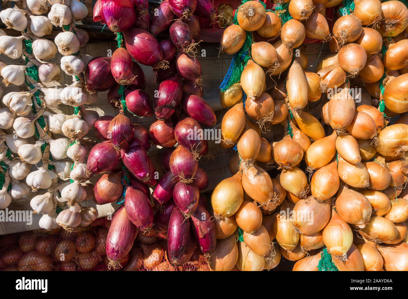 Raw vegetables and fruits background. Healthy organic food concept ...