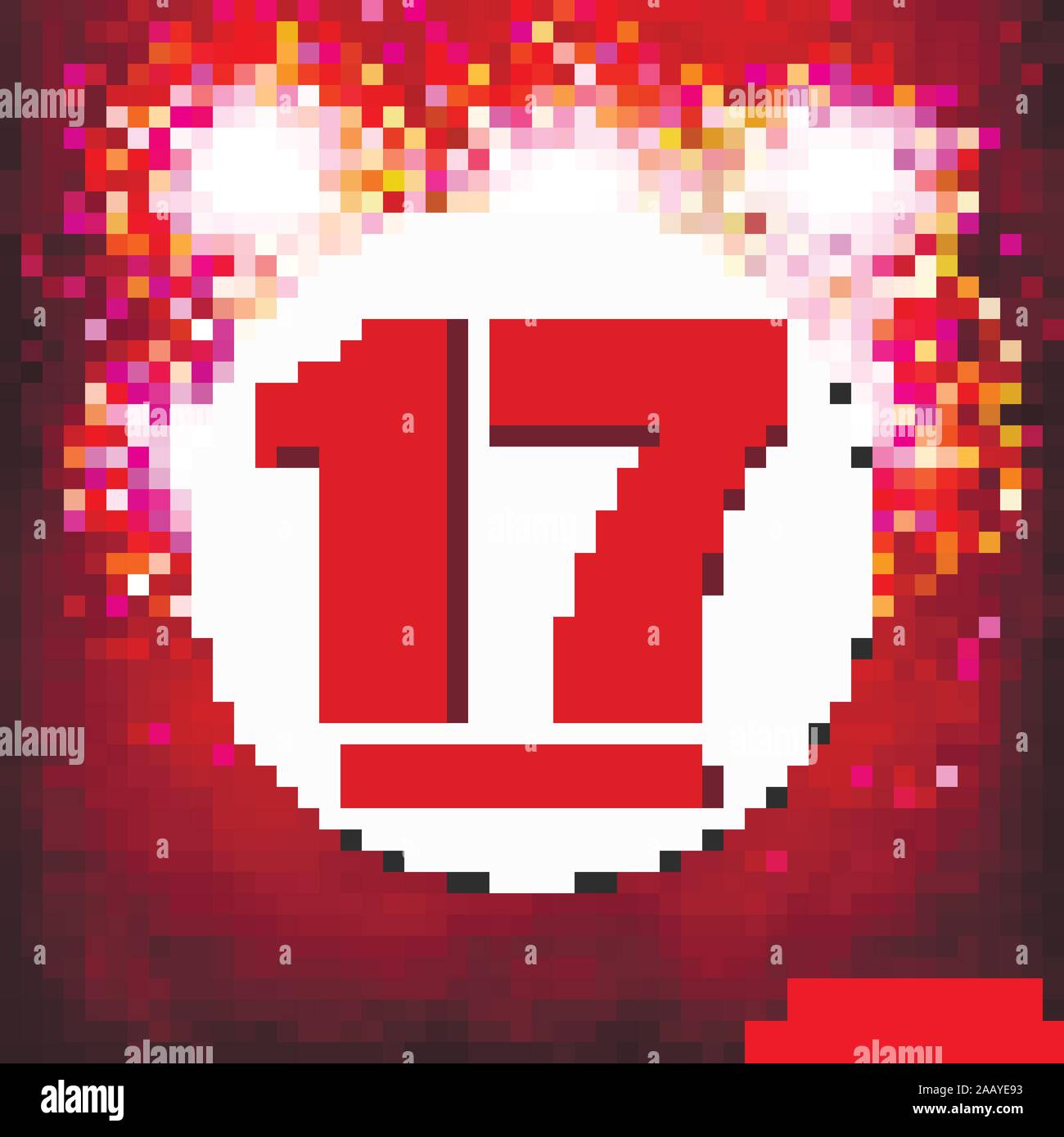 November 17 icon. For planning important day. Banner for holidays and ...