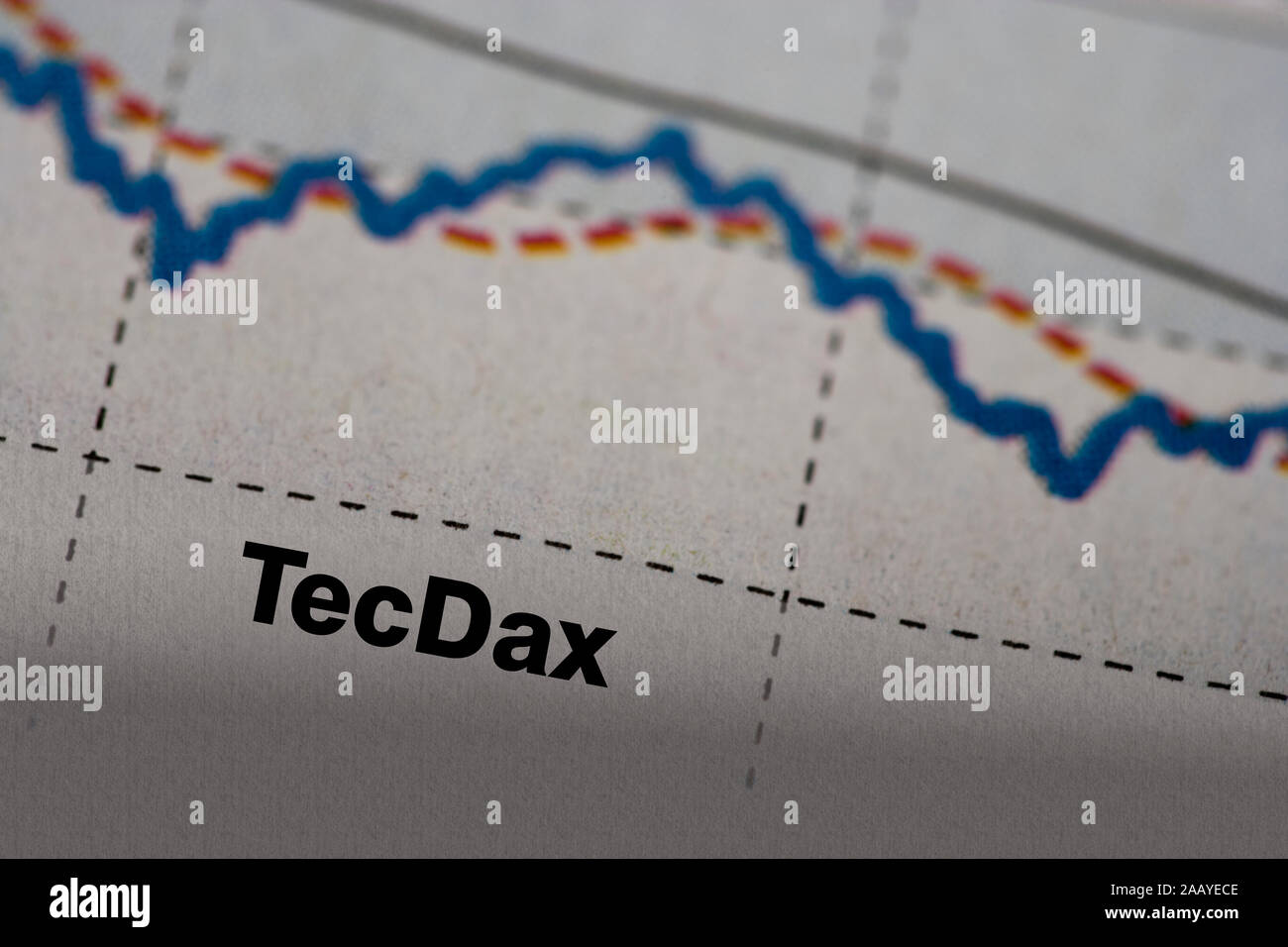 diagram, newspaper; stock market Stock Photo - Alamy