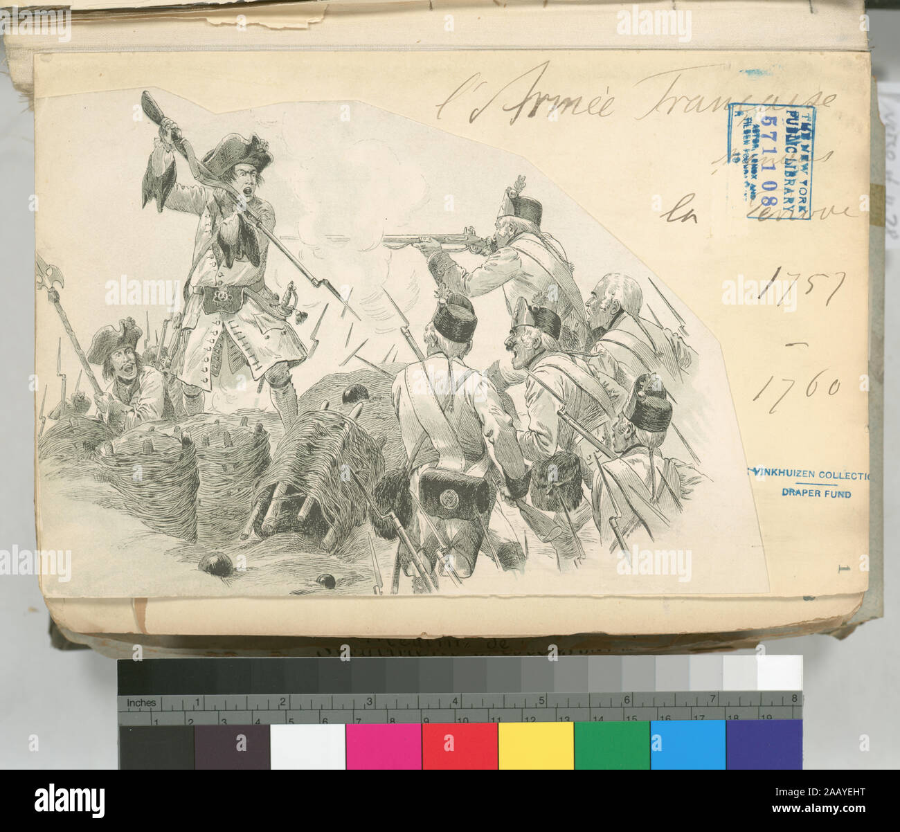 Soldier of France 1757-1760 Stock Photo - Alamy