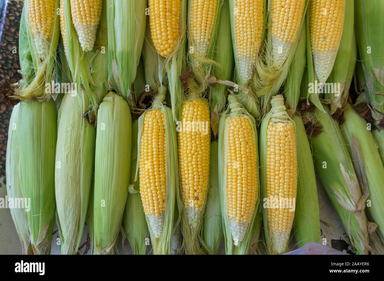 Raw vegetables and fruits background. Healthy organic food concept ...