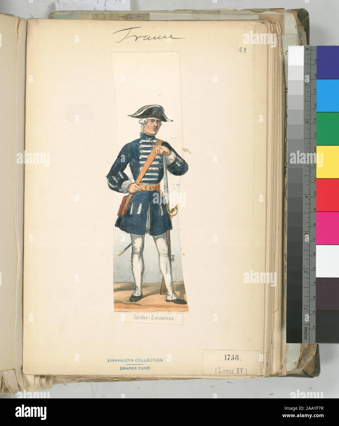 Soldier of France 1757-1760 Stock Photo - Alamy