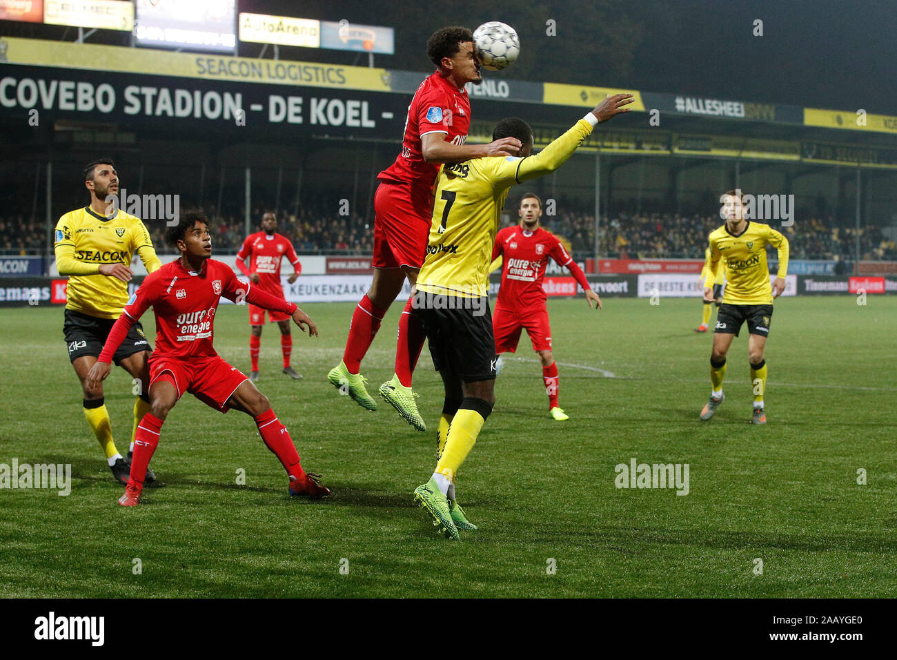 Venlo, Netherlands. 24th Nov, 2019. VENLO, VVV Venlo - FC Twente, 24-11 ...