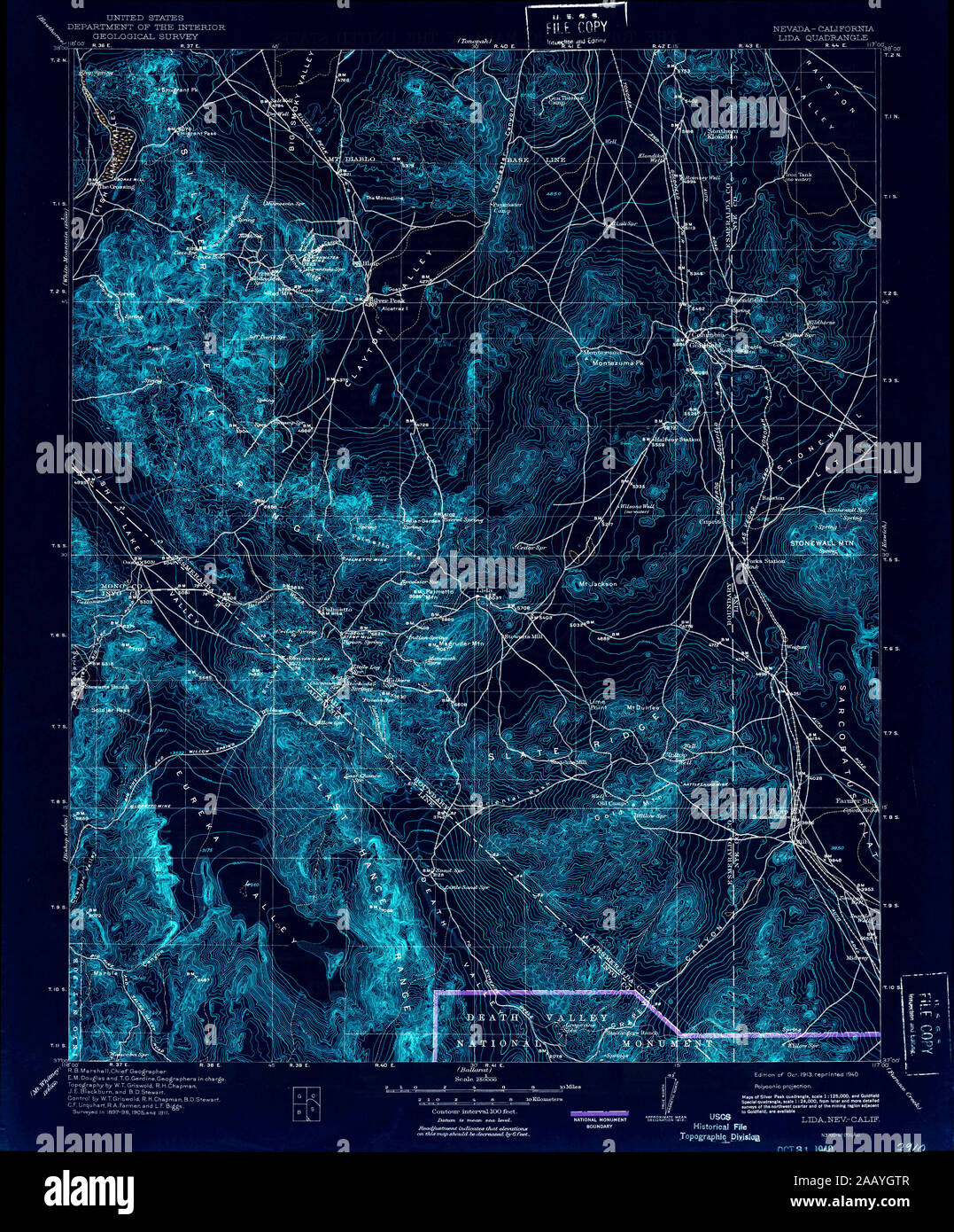 1913 nevada map hi-res stock photography and images - Alamy