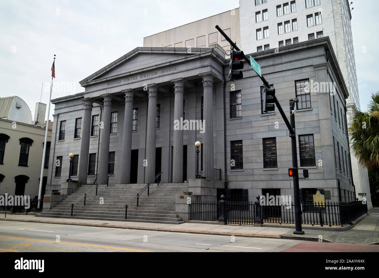 united states custom house building savannah georgia usa Stock Photo ...