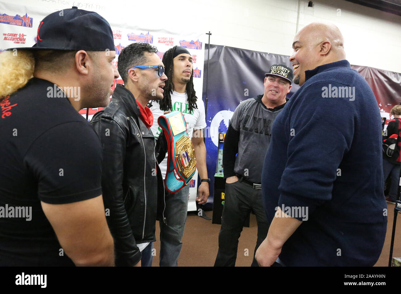 Allentown, PA, USA. 23rd Nov, 2019. Celebrity Boxing CEO Damon Feldman ...